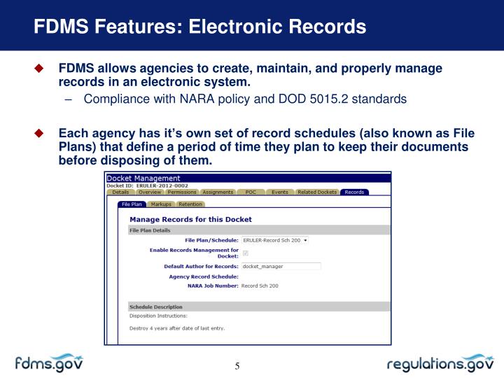 PPT - Federal Docket Management System (FDMS.gov) Regulations.gov ...