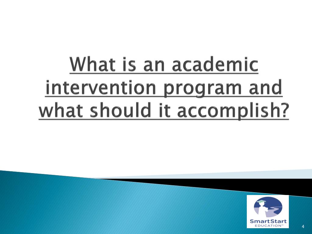 PPT - How academic intervention programs can benefit neglected and ...
