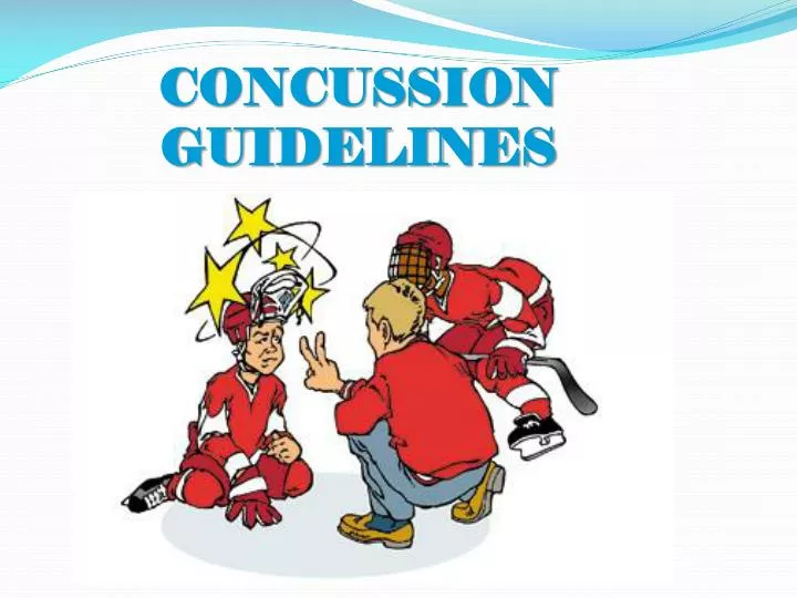 PPT - CONCUSSION GUIDELINES PowerPoint Presentation, free download - ID ...