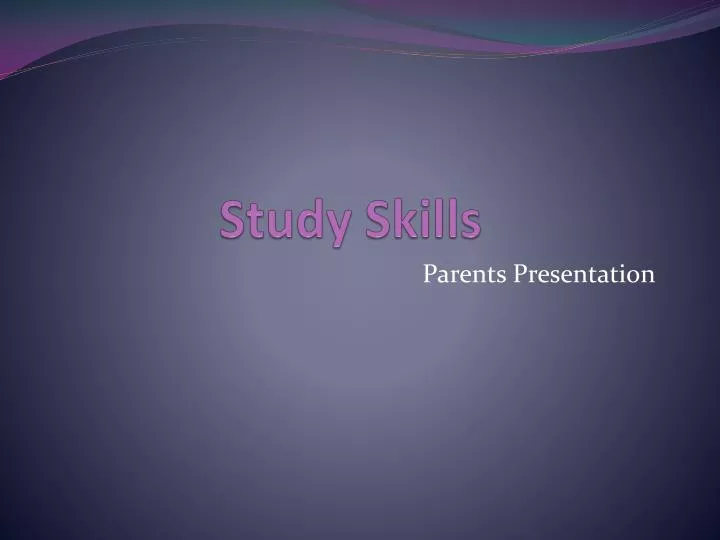 PPT - Study Skills PowerPoint Presentation, free download - ID:1573627
