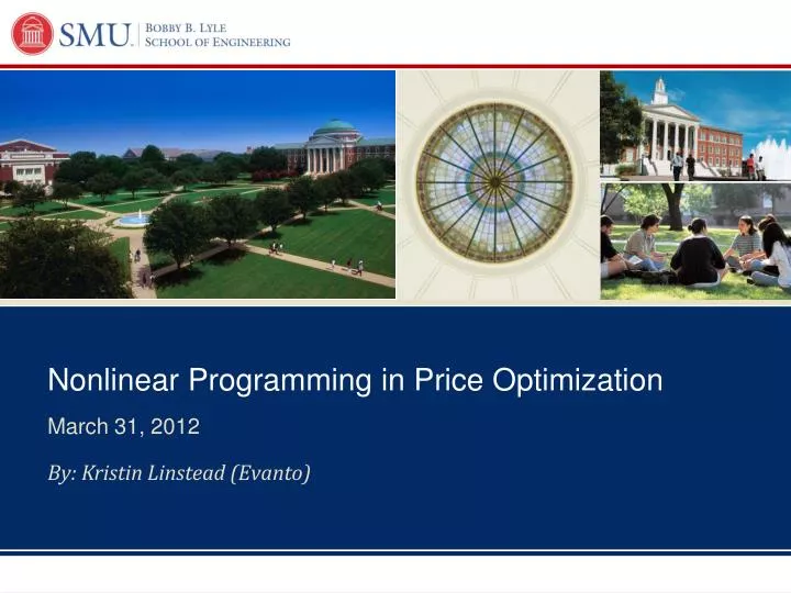 Ppt Nonlinear Programming In Price Optimization Powerpoint Presentation Id 1573674