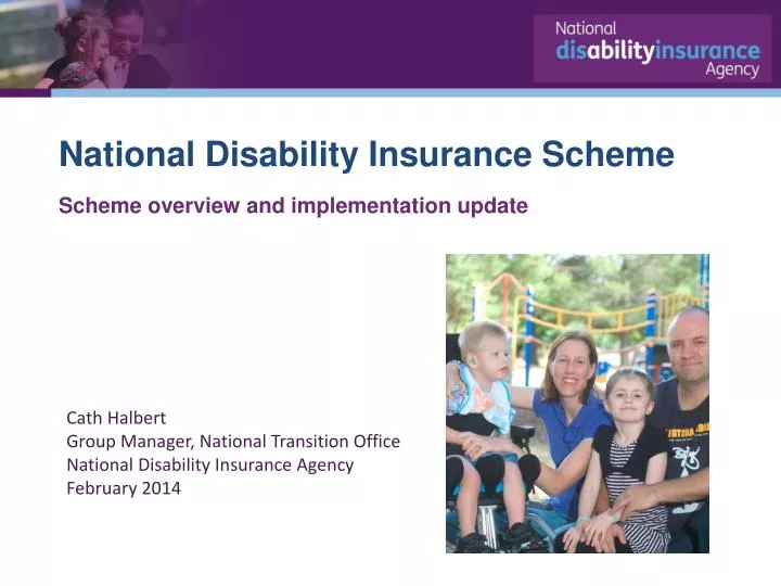 PPT - National Disability Insurance Scheme Scheme overview and ...