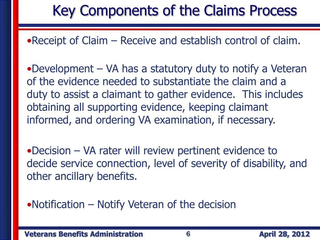 PPT - Disability Compensation Claims Process Shelly L. Peterson ...