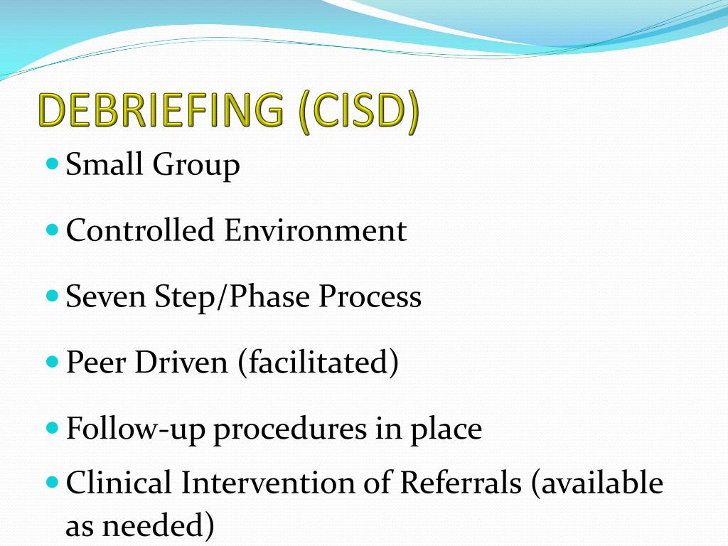PPT - Critical Incident Stress Management (CISM) PowerPoint ...