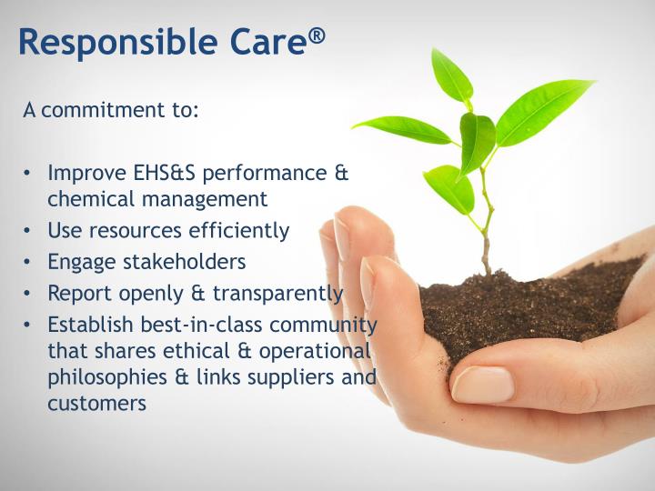 PPT - American Chemistry Council Responsible Care ® Evolution ...