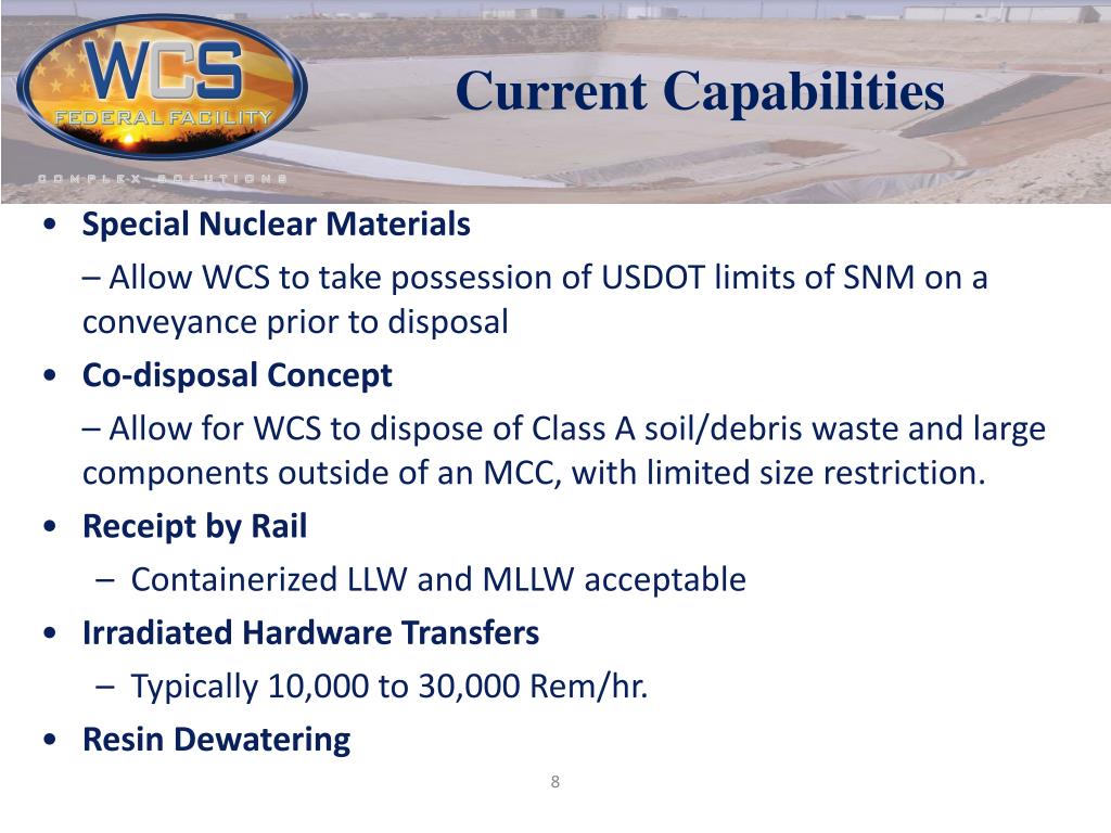 PPT - The NEW Federal Waste Facility – WCS September 24, 2013 ...
