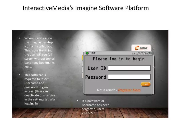 PPT - InteractiveMedia’s Imagine Software Platform PowerPoint ...