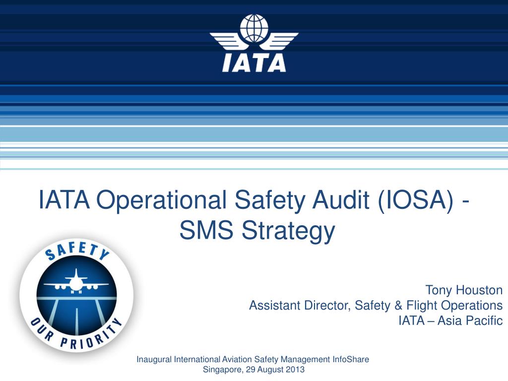 PPT - Tony Houston Assistant Director, Safety & Flight Operations IATA ...
