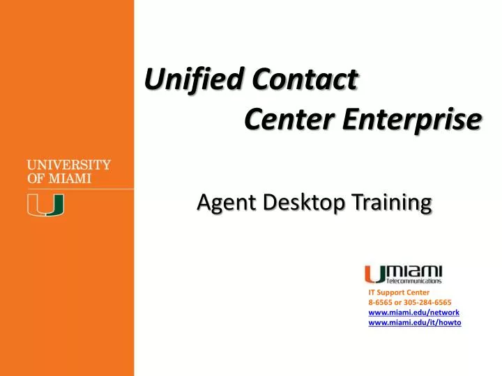 PPT - Unified Contact Center Enterprise PowerPoint Presentation, free ...