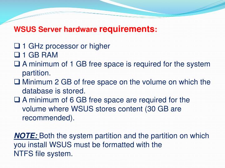 PPT - WSUS PowerPoint Presentation - ID:1575028