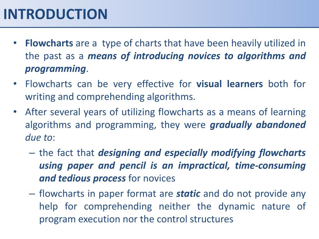 Ppt Using Flowchart Based Programming Environments For Simplifying Programming And Software