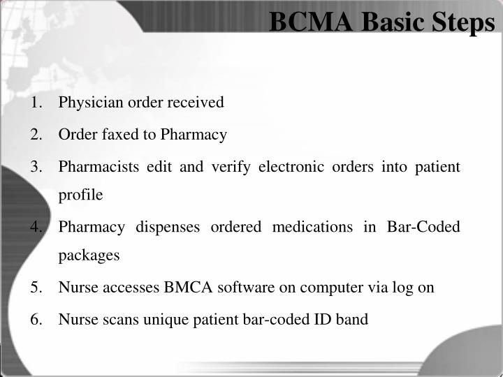 PPT - Barcode Medication Administration (BCMA) PowerPoint Presentation ...