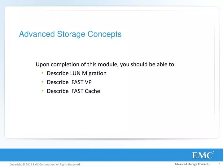 PPT - Advanced Storage Concepts PowerPoint Presentation, free download ...