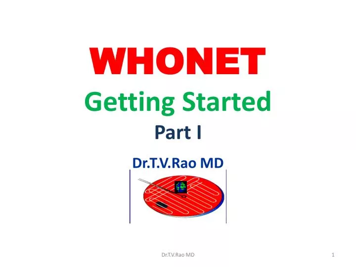 PPT - WHONET Getting Started P art I PowerPoint Presentation, free ...