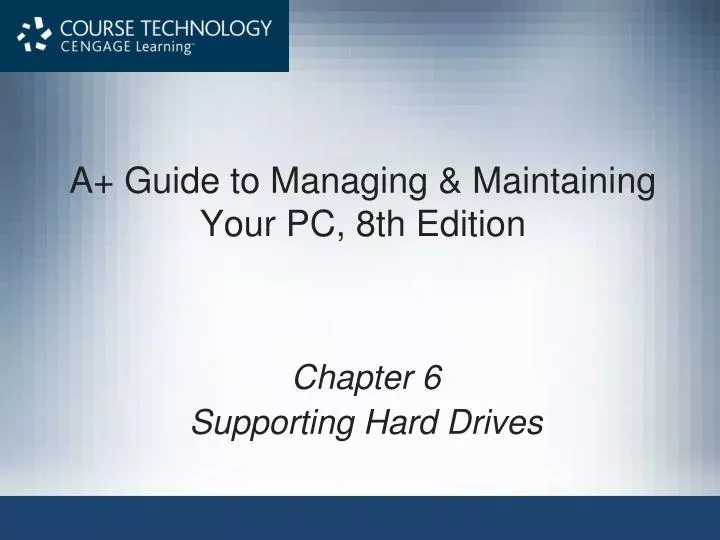 PPT - A+ Guide to Managing & Maintaining Your PC, 8th Edition PowerPoint Presentation - ID:1575630
