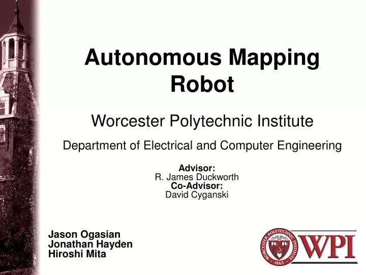 PPT - Autonomous Mapping Robot PowerPoint Presentation, free download - ID:1575939