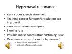 PPT - Cleft Palate Speech-Part 2: Assessment, Intervention and Medical ...