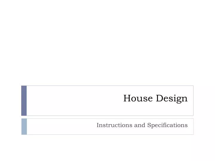 PPT - House Design PowerPoint Presentation, free download - ID:1577210