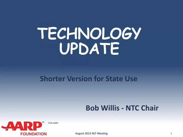 PPT - TECHNOLOGY UPDATE PowerPoint Presentation, free download - ID:1577351