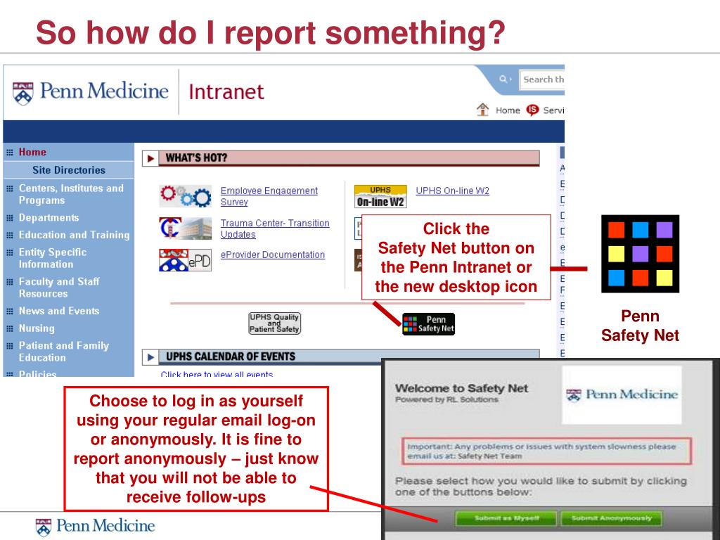 PPT - THE “NEW” PENN MEDICINE SAFETY NET PowerPoint Presentation, free ...