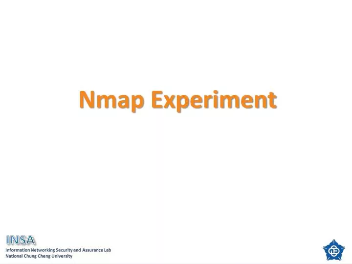 PPT - Nmap Experiment PowerPoint Presentation, free download - ID:1577630
