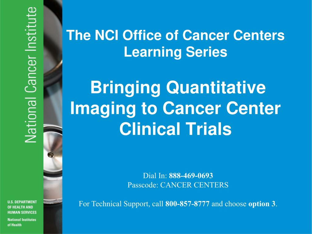 PPT - The NCI Office of Cancer Centers Learning Series Bringing ...