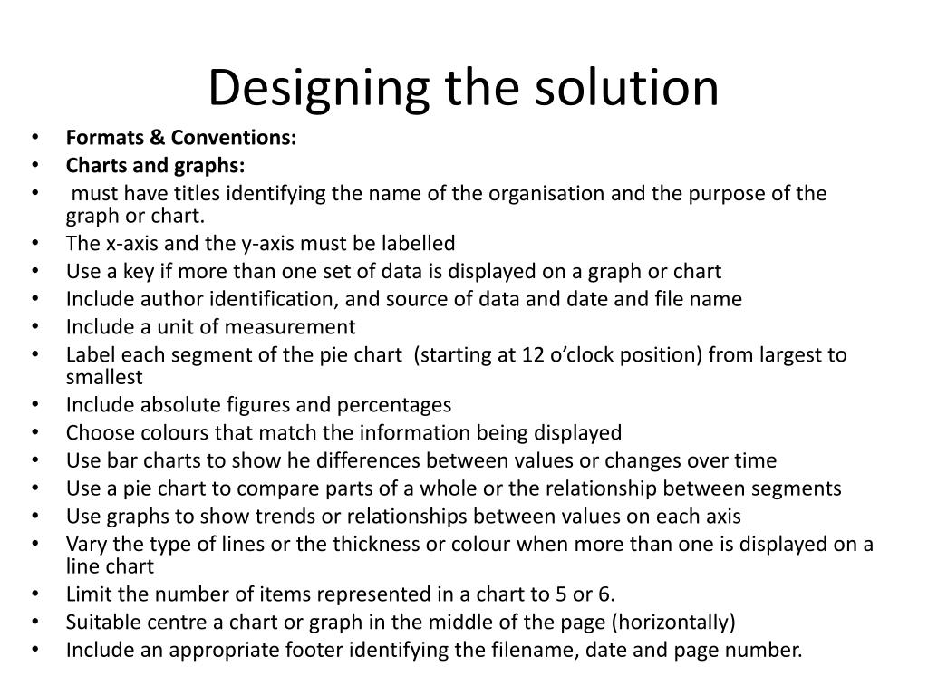 PPT - Developing a solution using spreadsheet software PowerPoint ...