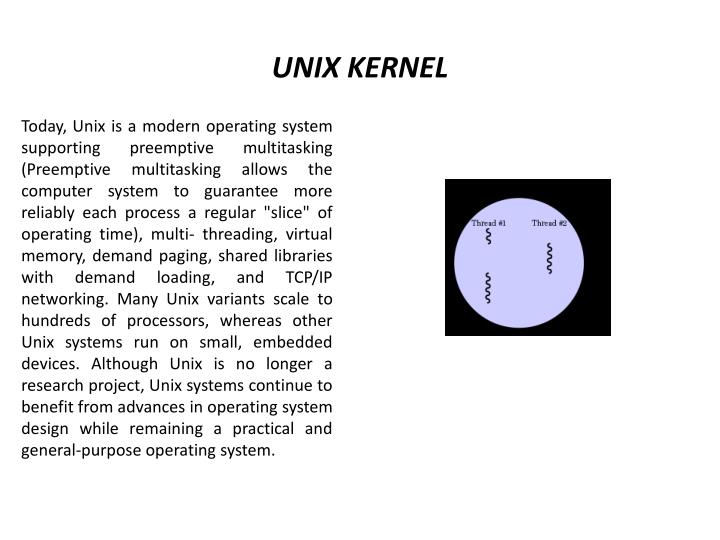 PPT - UNIX OPERATING SYSTEM PowerPoint Presentation - ID:1578179