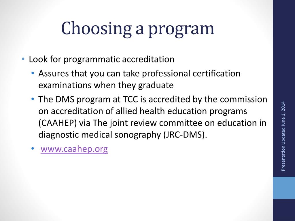 PPT - Diagnostic Medical Sonography at Tidewater Community College ...