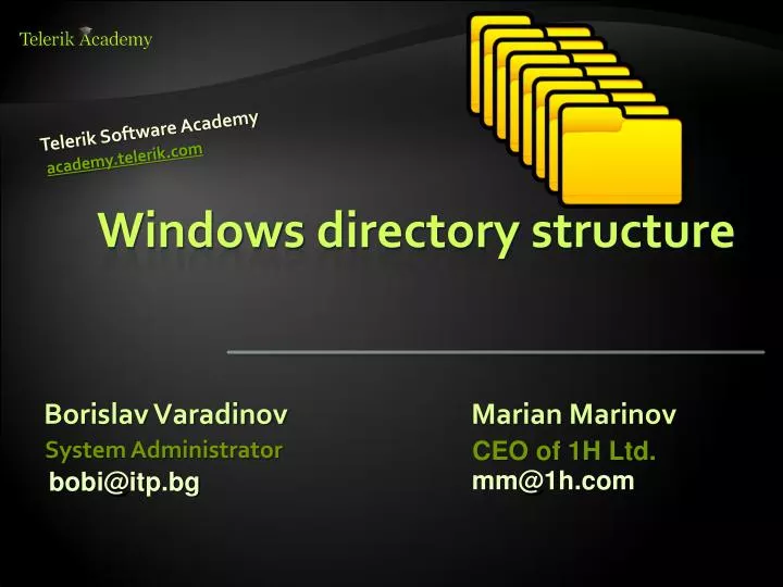 PPT Windows Directory Structure PowerPoint Presentation Free 