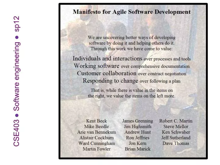 PPT - CSE403 Software engineering sp12 PowerPoint Presentation - ID:1579383