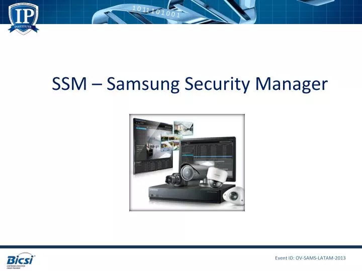 PPT - SSM – Samsung Security Manager PowerPoint Presentation, free ...