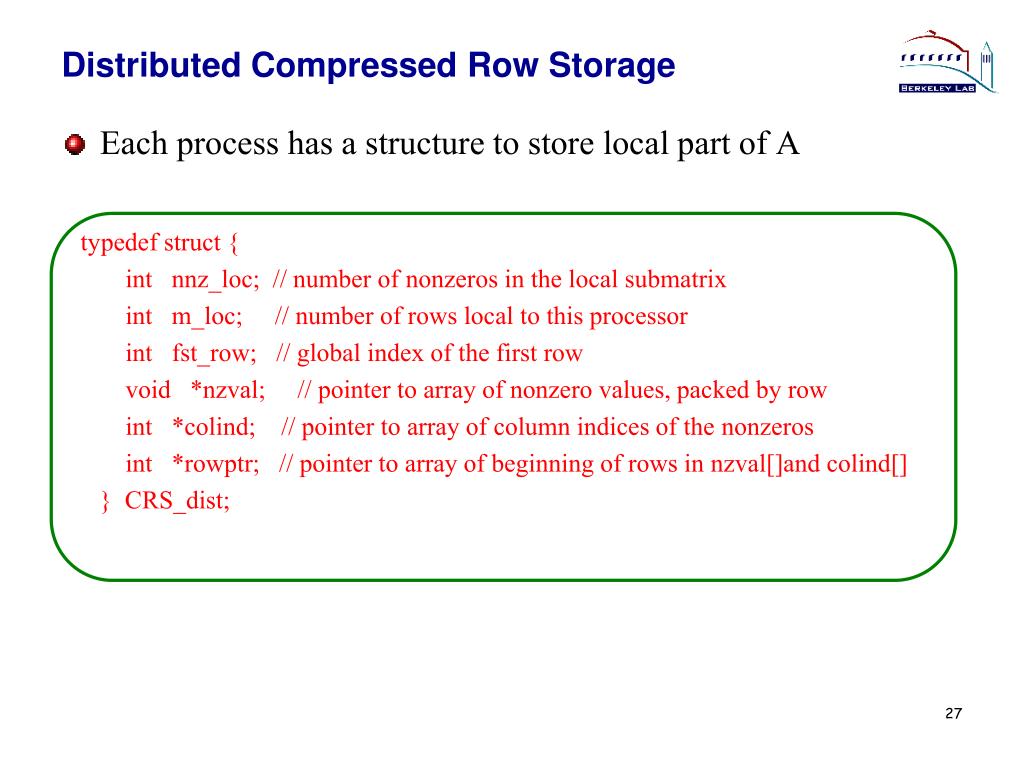 Ppt Lecture 2 Sparse Matrix Data Structures Graphs Manipulation Powerpoint Presentation