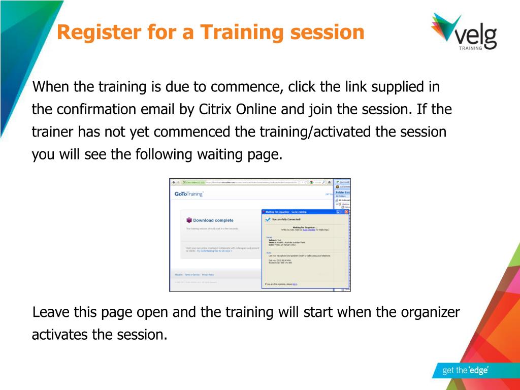 PPT - GoToTraining User Guide PowerPoint Presentation, free download ...