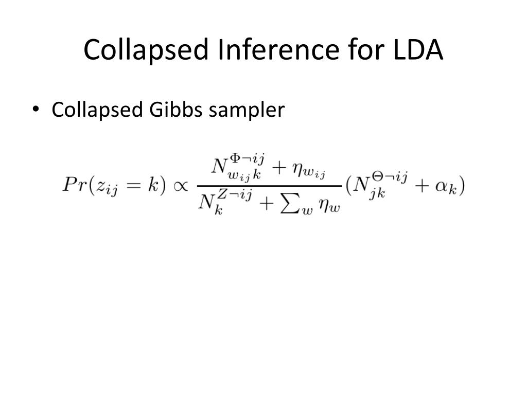 Ppt Stochastic Collapsed Variational Bayesian Inference For Latent