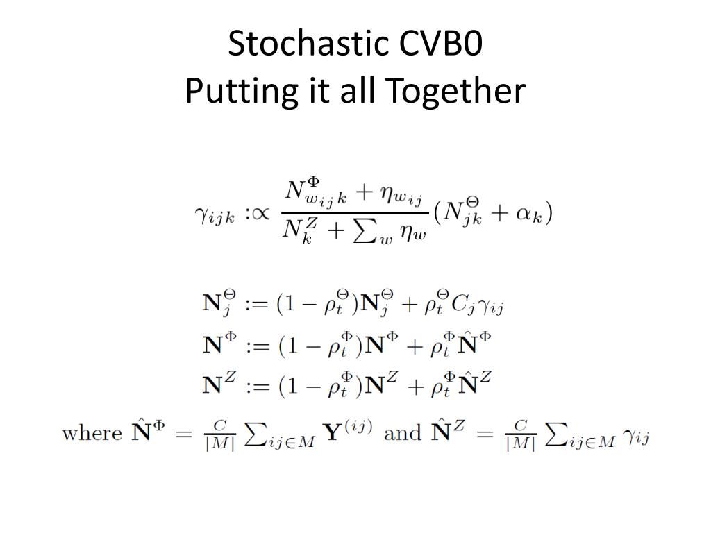 PPT - Stochastic Collapsed Variational Bayesian Inference for Latent ... PPT - Stochastic Collapsed Variational Bayesian Inference for Latent ...