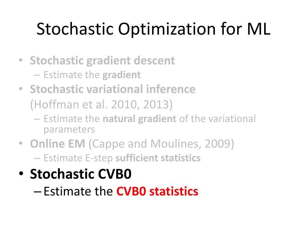 PPT - Stochastic Collapsed Variational Bayesian Inference for Latent ... PPT - Stochastic Collapsed Variational Bayesian Inference for Latent ...