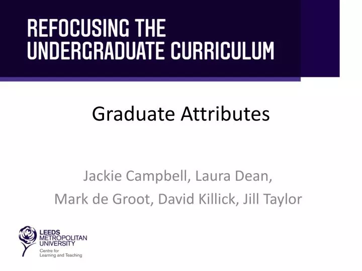 PPT - Graduate Attributes PowerPoint Presentation, free download - ID ...