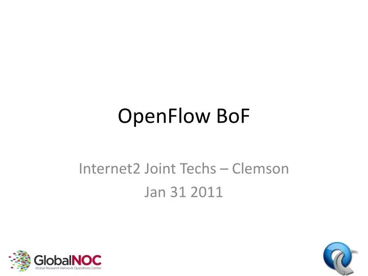 PPT - OpenFlow BoF PowerPoint Presentation, free download - ID:1580407
