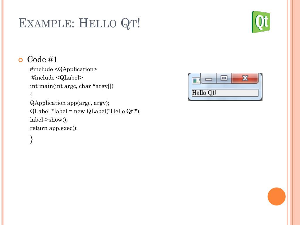 Ppt Lecture 4 Embedded Application Framework Qt Tutorial Cheng Liang Paul Hsieh Powerpoint