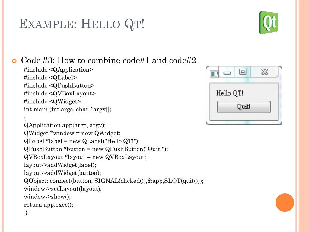 Ppt Lecture 4 Embedded Application Framework Qt Tutorial Cheng Liang Paul Hsieh Powerpoint
