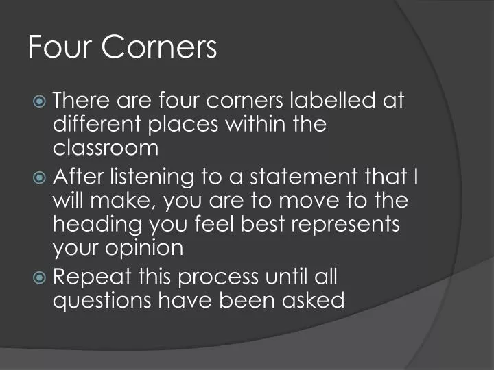 PPT - Four Corners PowerPoint Presentation, free download - ID:1580562