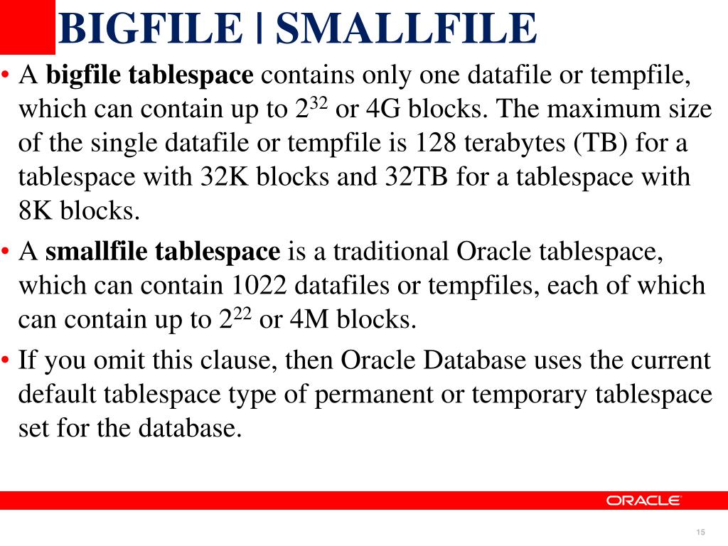 Ppt Lecture 4 Oracle Tablespaces Powerpoint Presentation Free