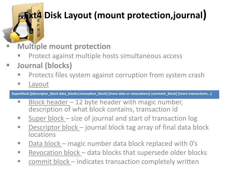 PPT - Ext4 – Linux Filesystem PowerPoint Presentation - ID:1580756