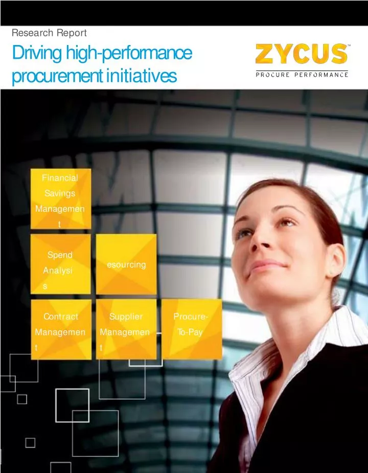 PPT - Driving high-performance procurement initiatives PowerPoint ...