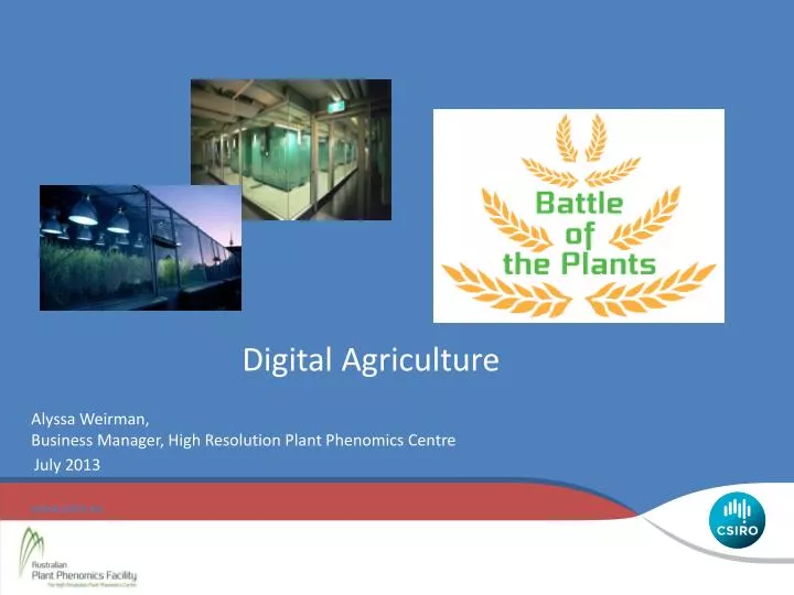PPT - Digital Agriculture PowerPoint Presentation, free download - ID ...