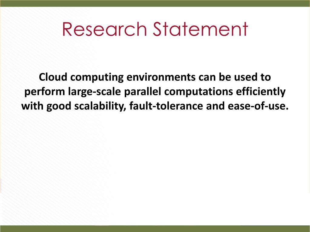PPT - Scalable Parallel Computing on Clouds (Dissertation Proposal ... PPT - Scalable Parallel Computing on Clouds (Dissertation Proposal ...