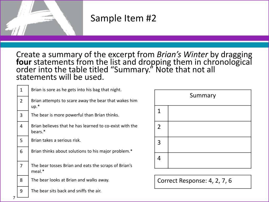 PPT - Advances in the PARCC ELA/Literacy Summative Assessment: Grade 8 ...