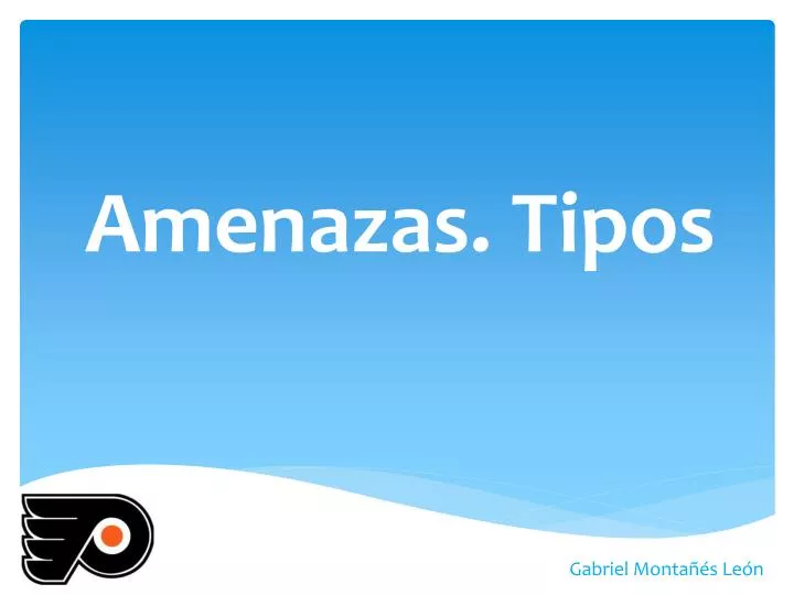 PPT - Amenazas. Tipos PowerPoint Presentation, free download - ID:1581579