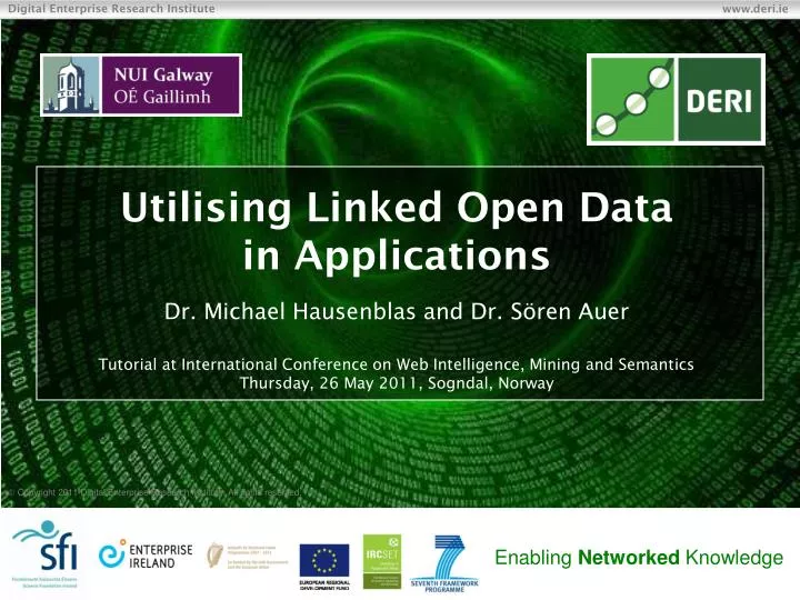 PPT - Utilising Linked Open Data in Applications PowerPoint Presentation - ID:1581743